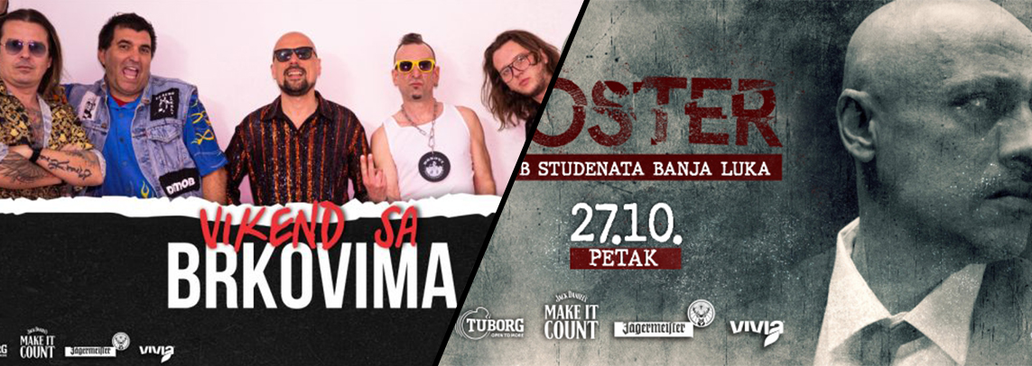 Brkovi 10. i 11. novembra u Banja Luci, Zoster 27. oktobra ...